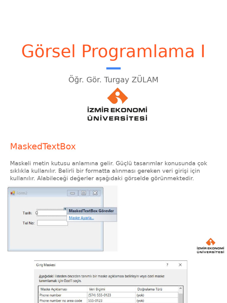 Görsel Programlama | PDF