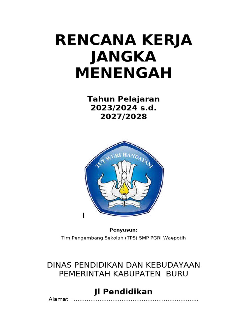 Rancangan RKJM SMP 2023 2027 - Compress | PDF
