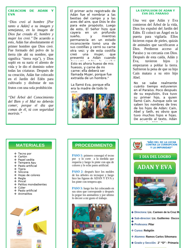 Triptico D Eadan y Eva 3 Shiomara | PDF