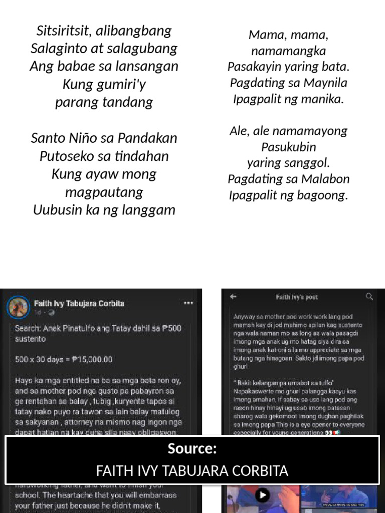 Sitsiritsit, Alibangbang | PDF