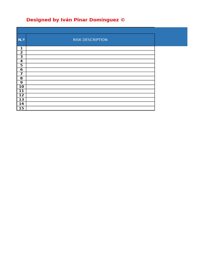 Risk+Register+Template | PDF