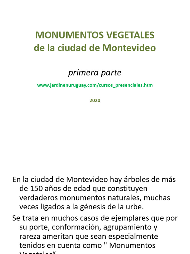 Monumentos Vegetales | PDF