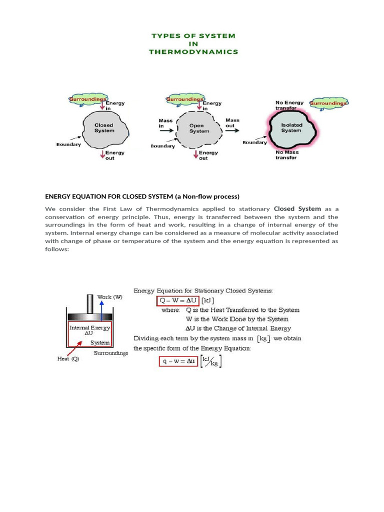 THERMO SYSTEM, PROCESSES, POWER FROM L-V SYSTEM | PDF