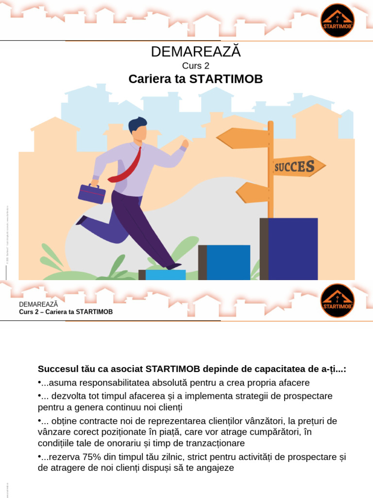 Demareaza Curs 2 Cariera Ta STARTIMOB 2 | PDF