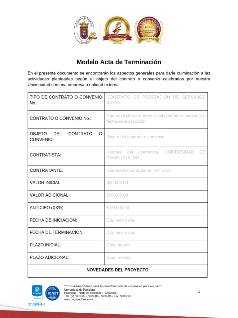 modelo-acta-terminacion | PDF
