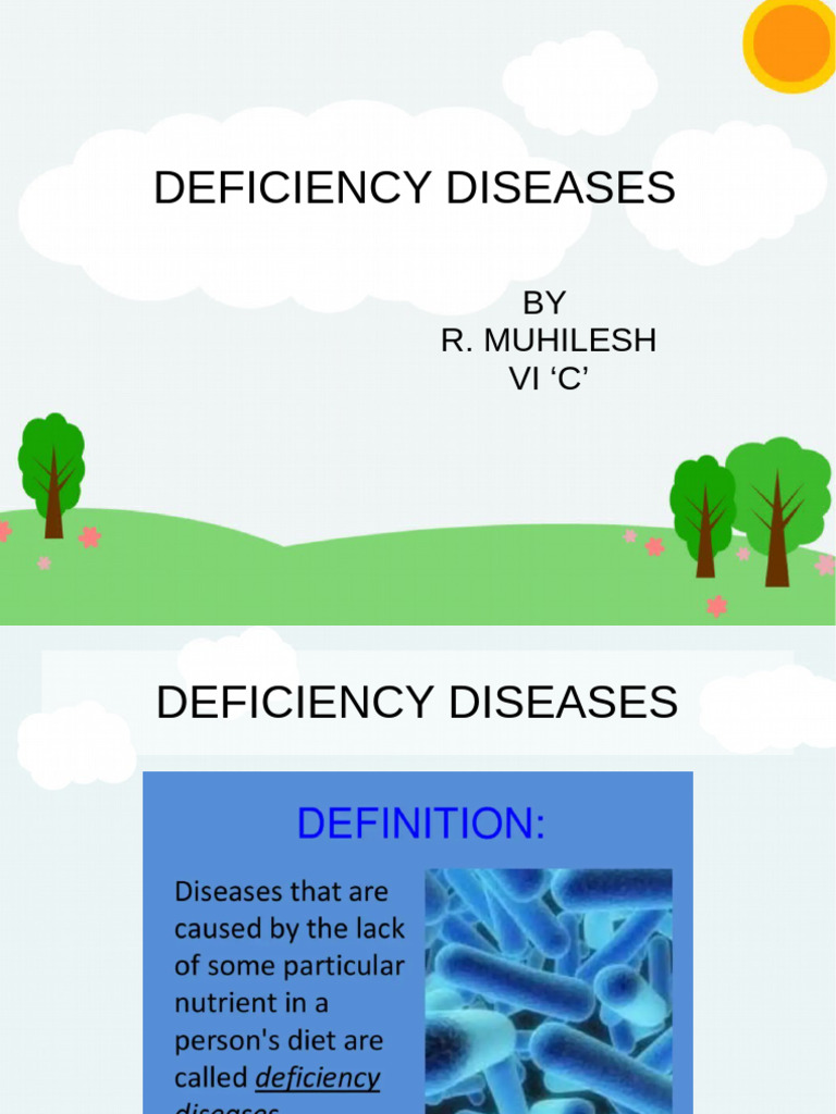 Deficiency Diseases | PDF