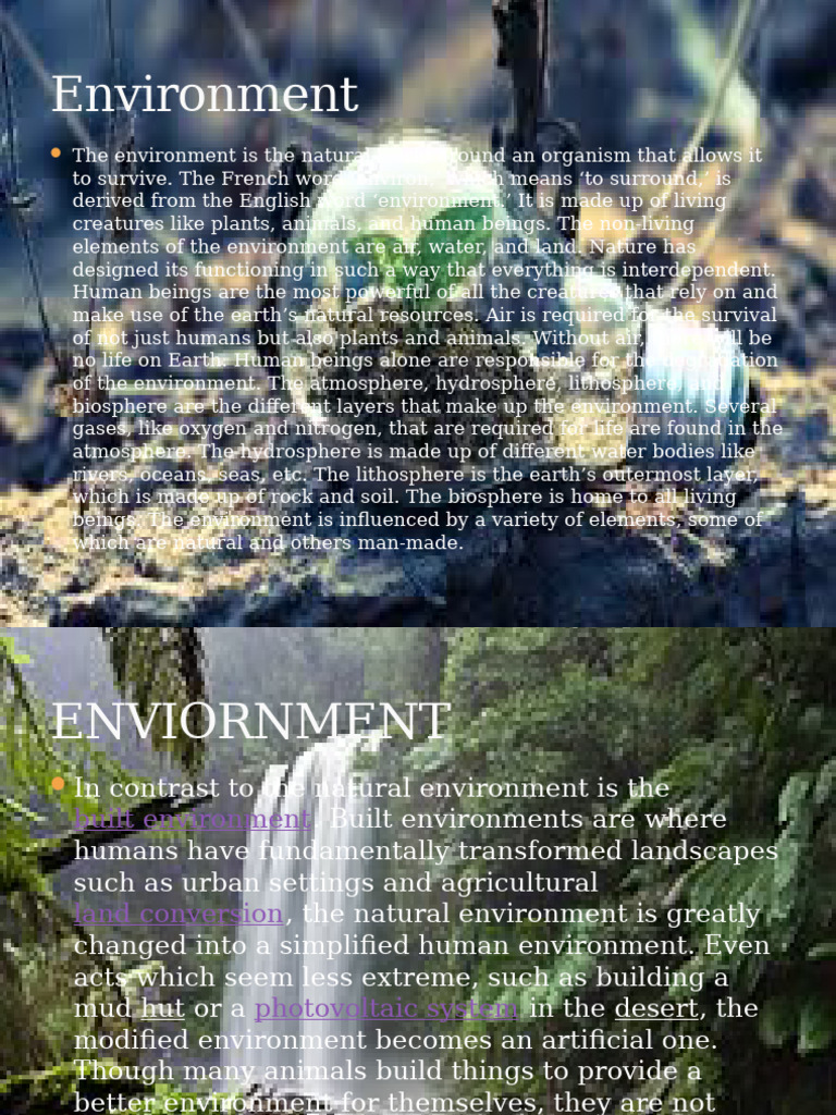 Environment Ujjwal | PDF