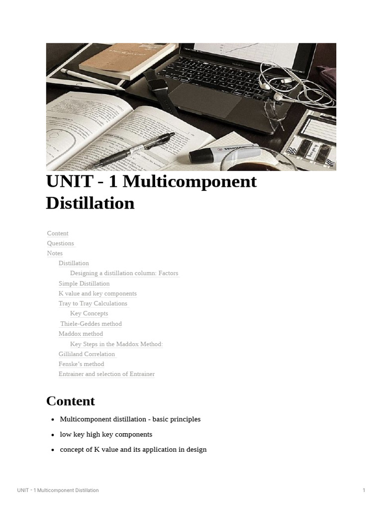 Unit 1 Notion Notes | PDF