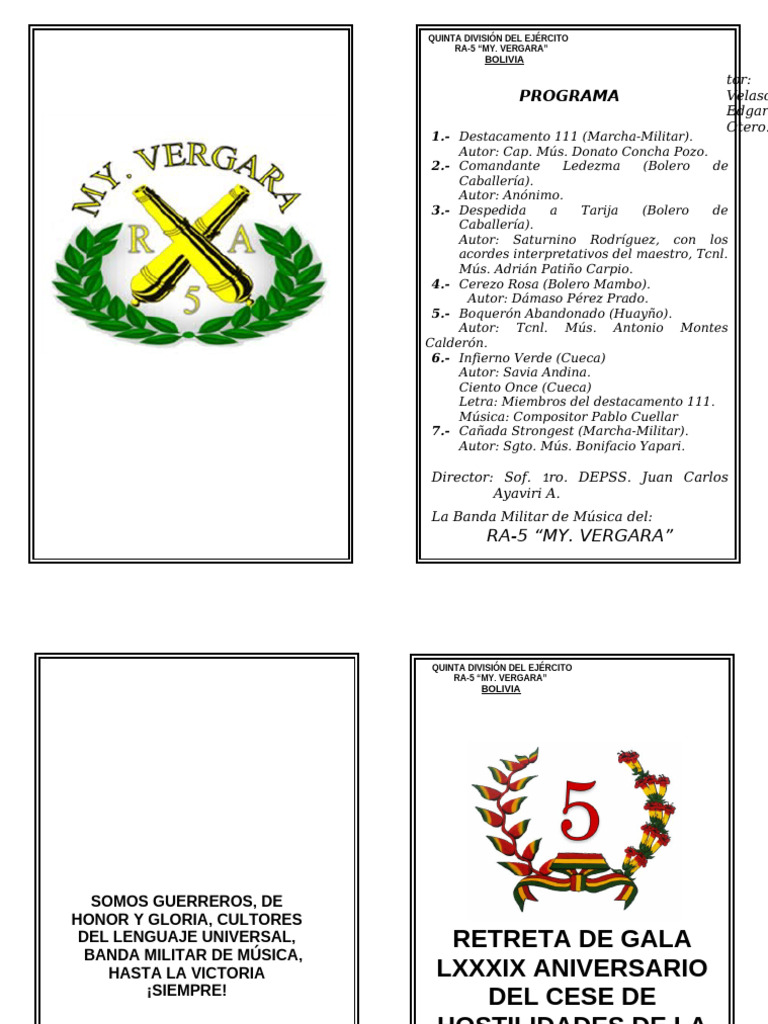 Criptico para La Retreta Cese de Hostilidades | PDF