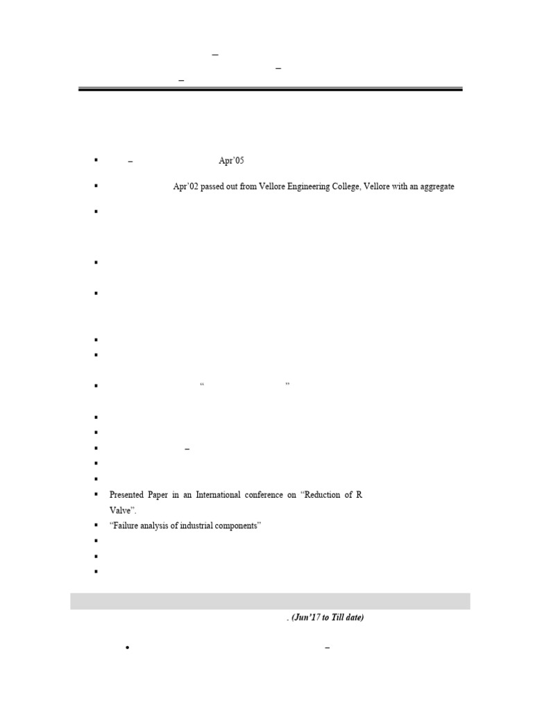 Haran Resume (Quality) | PDF | Heat Treating | Business