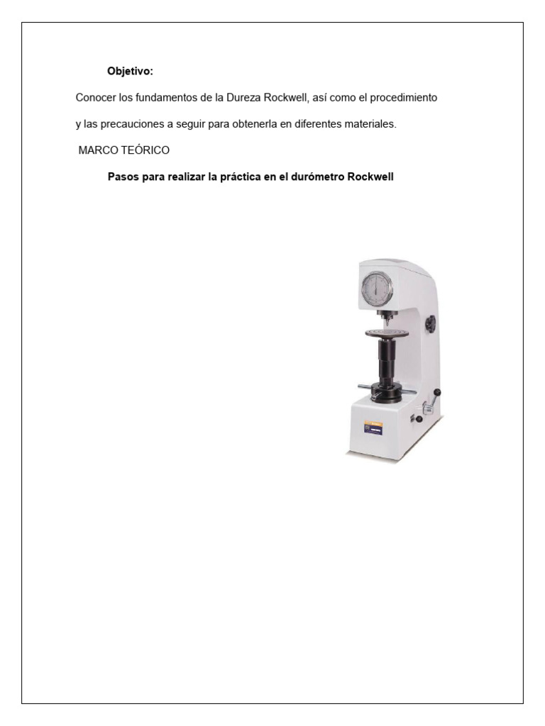 Práctica 3 Ing de Materiales | PDF | Dureza | Laboratorios