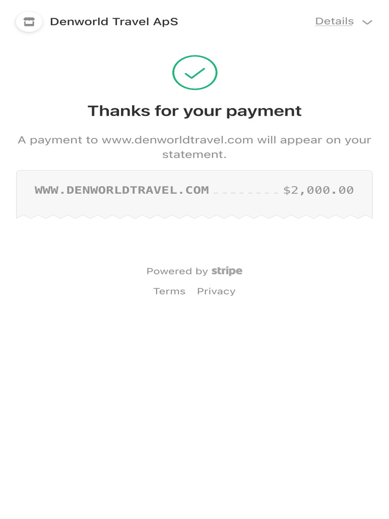 Denworld Travel ApS | PDF