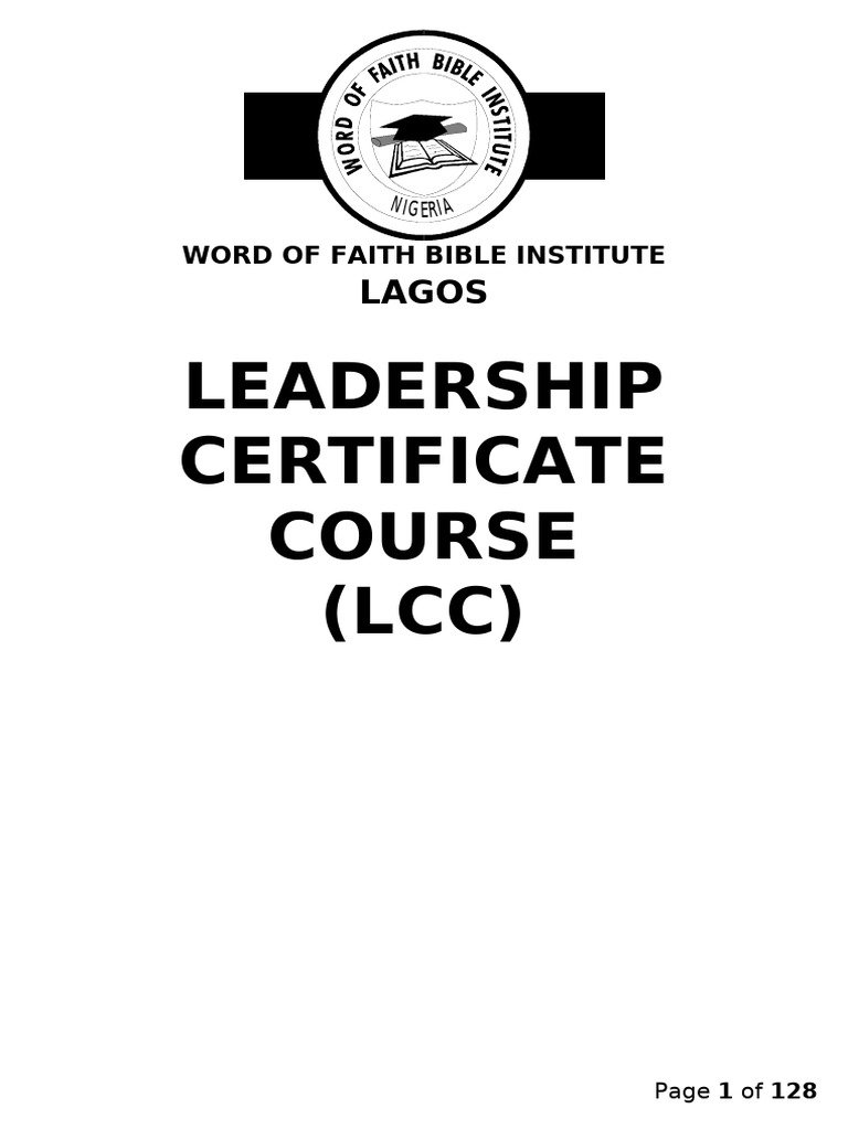Wofbi (LCC) New Course Content - 4 - 9 - 22 | PDF