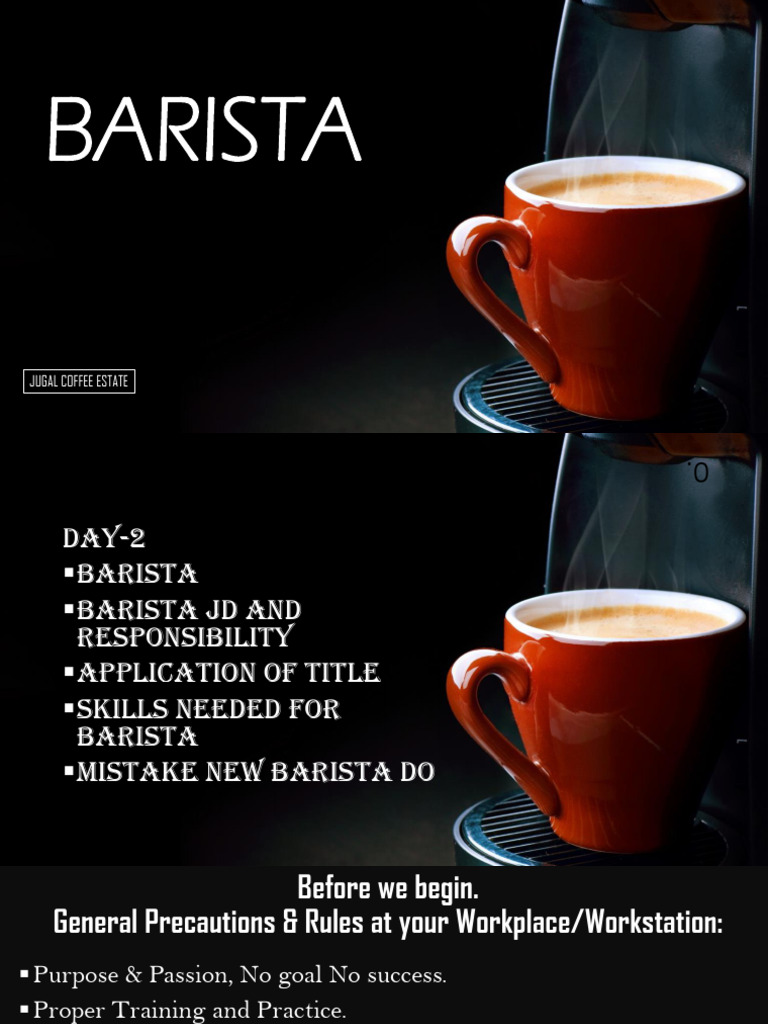 3 - Barista | PDF