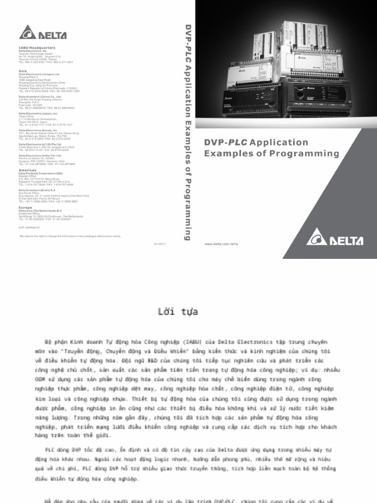 DVP-PLC Program Design Application Examples | PDF