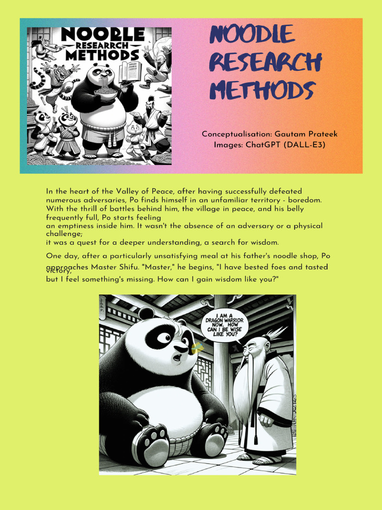 Noodle Research Methods | PDF