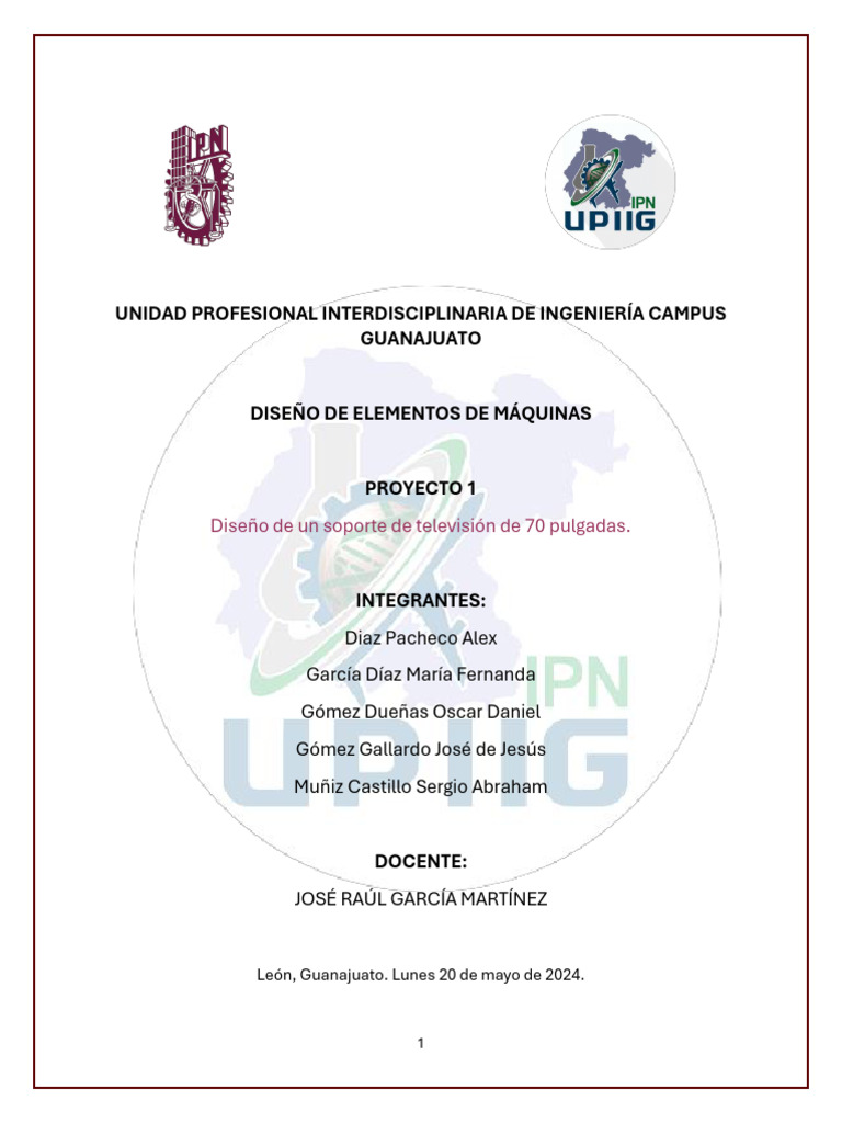 Equipo 1 DEM. Primera Entrega de Proyecto | PDF