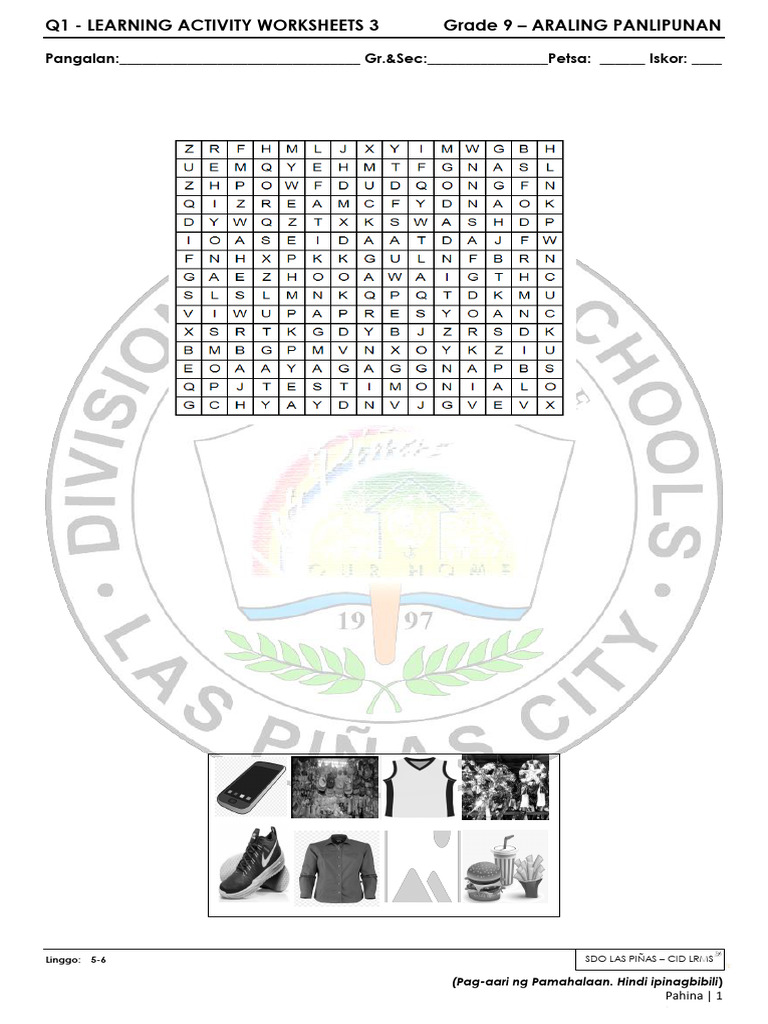 Q1 G9 AP LAW 3 | PDF