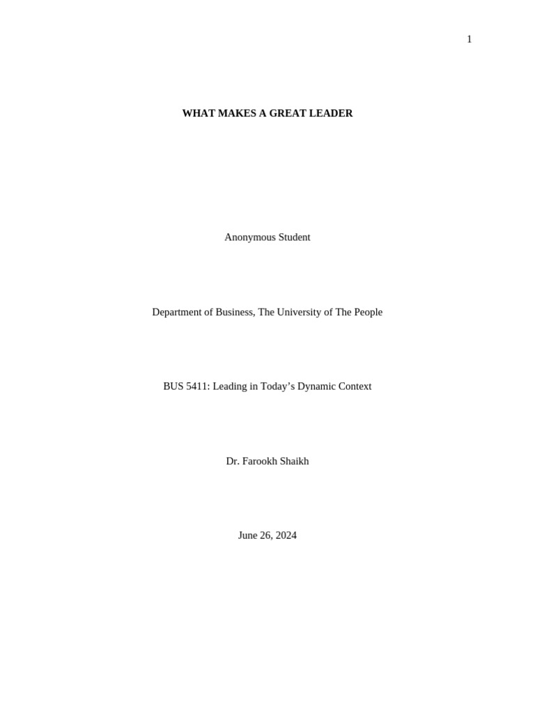 Leadership Lessons from Wangari Maathai | PDF | Natural Environment