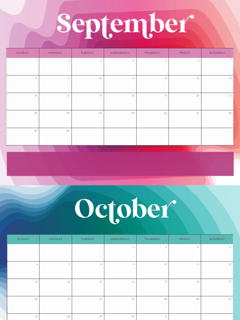 2024 - 2025 Printable Calendar | PDF