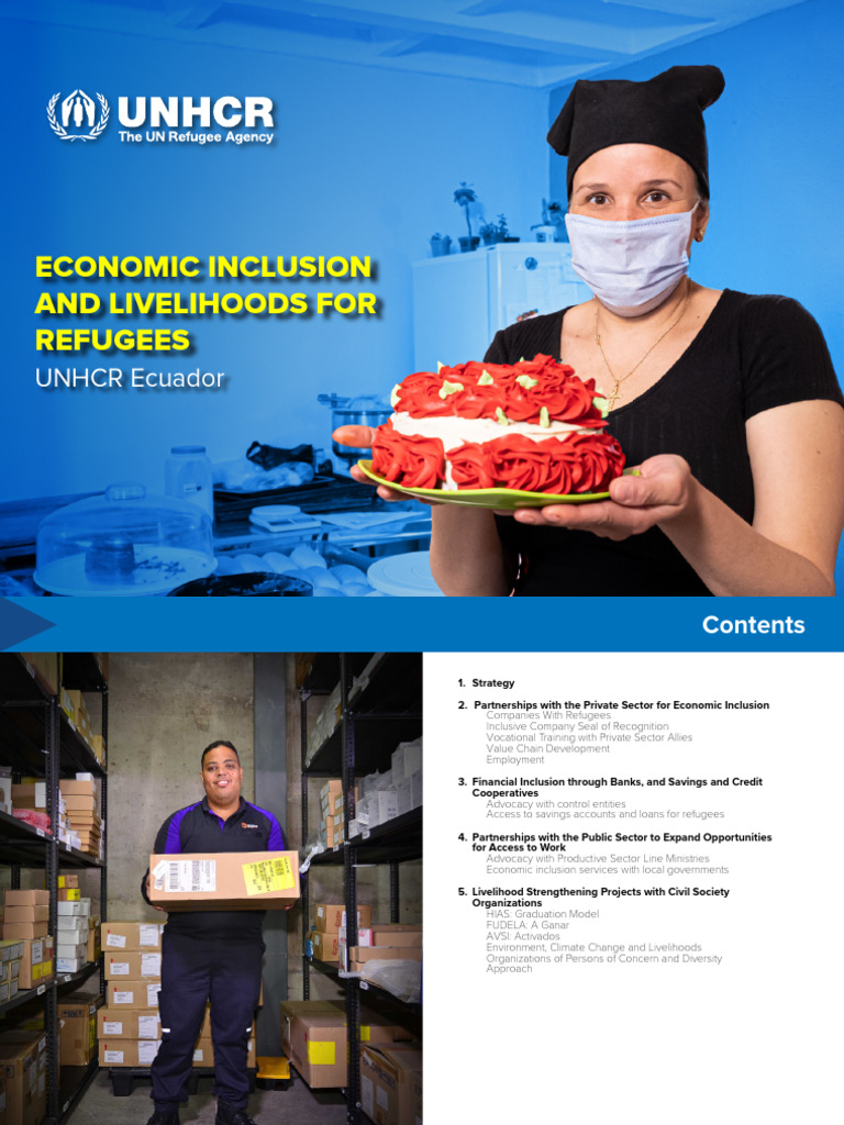 Livelihoods and Econ Inclusion UNHCR ECUADOR | PDF