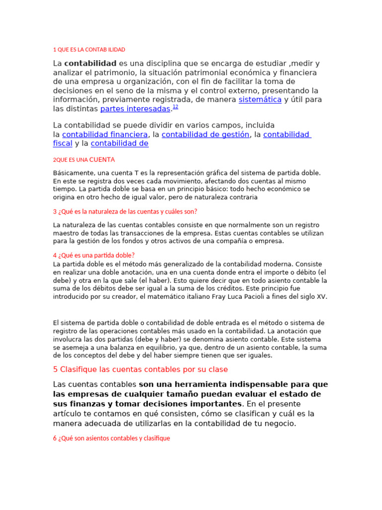 1 Que Es La Contab Ilidad Danilo Gil Actualizado 1 | PDF