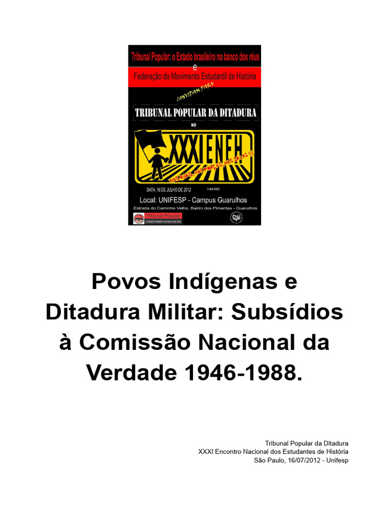 Tribunal Popular Da Ditadura | PDF