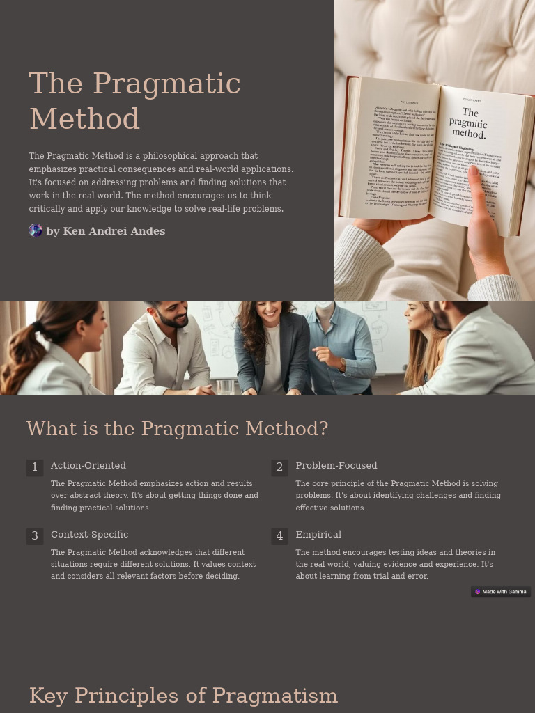 The Pragmatic Method | PDF
