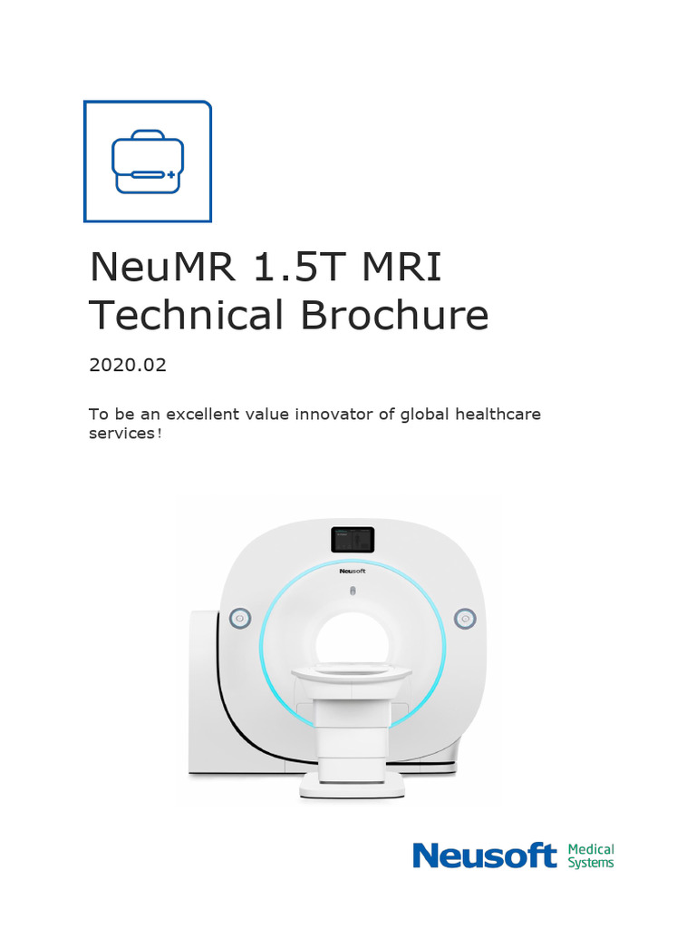 MRI - NeuMR 1.5T Technical Brochure | PDF