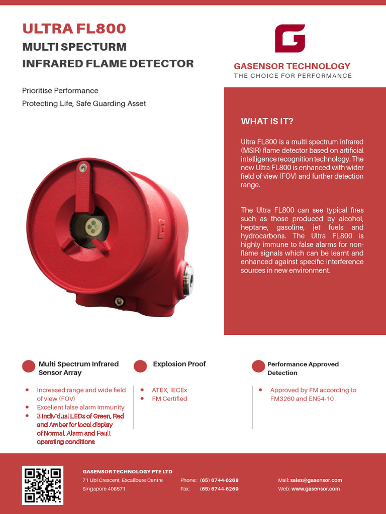 Datasheet Ultra FL800 | PDF