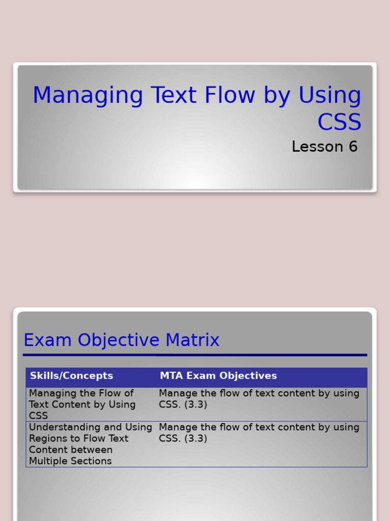 Chapter 3c CSS | PDF