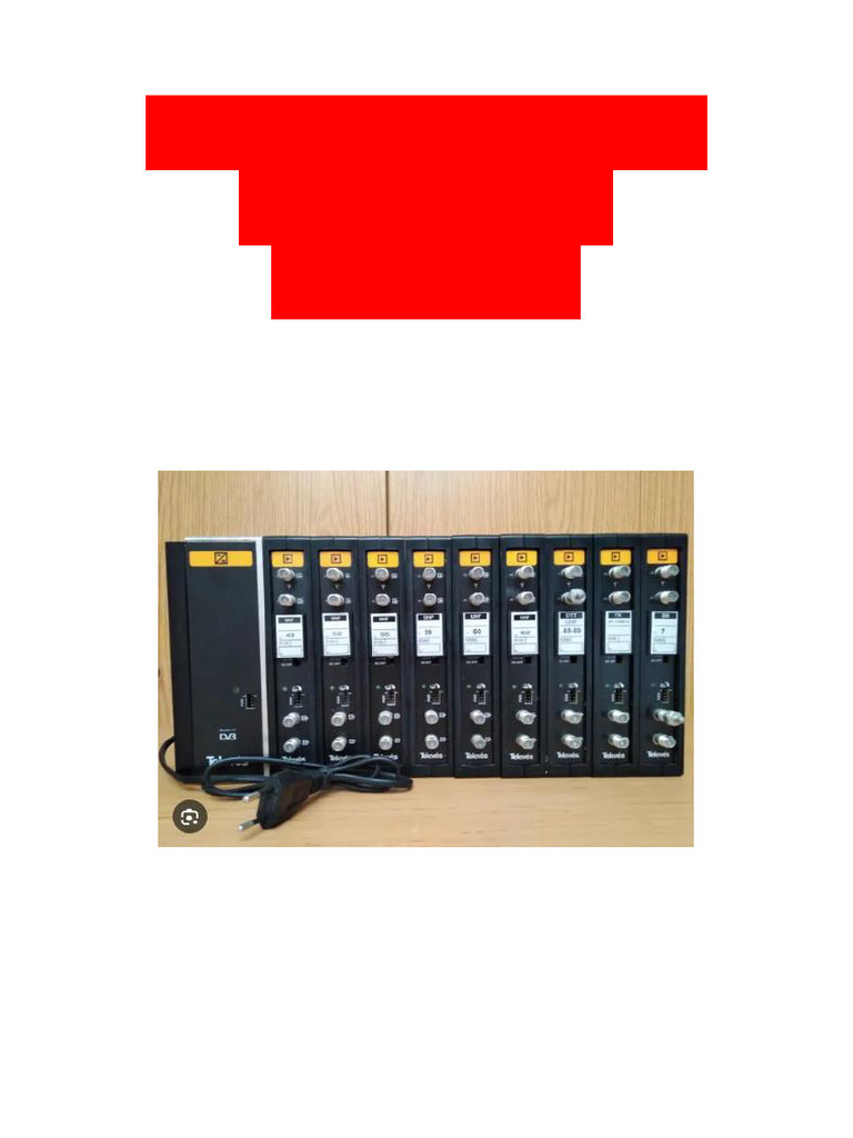 N17 Modulo de Cabecera Televes | PDF