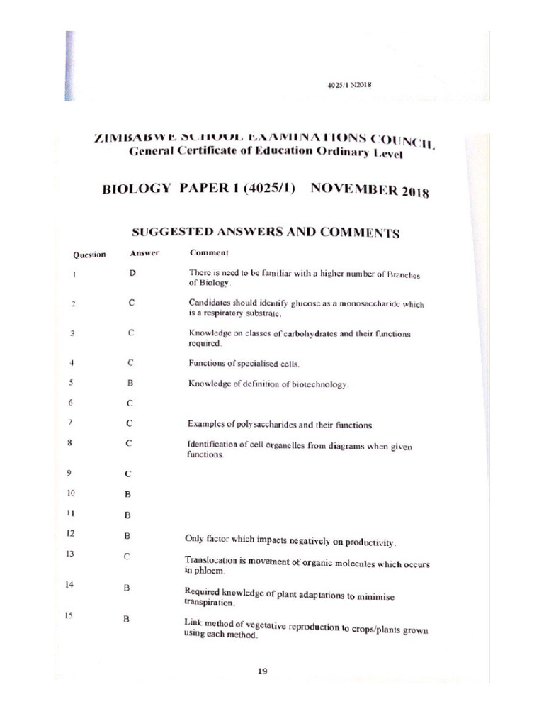 Biology 7 | PDF
