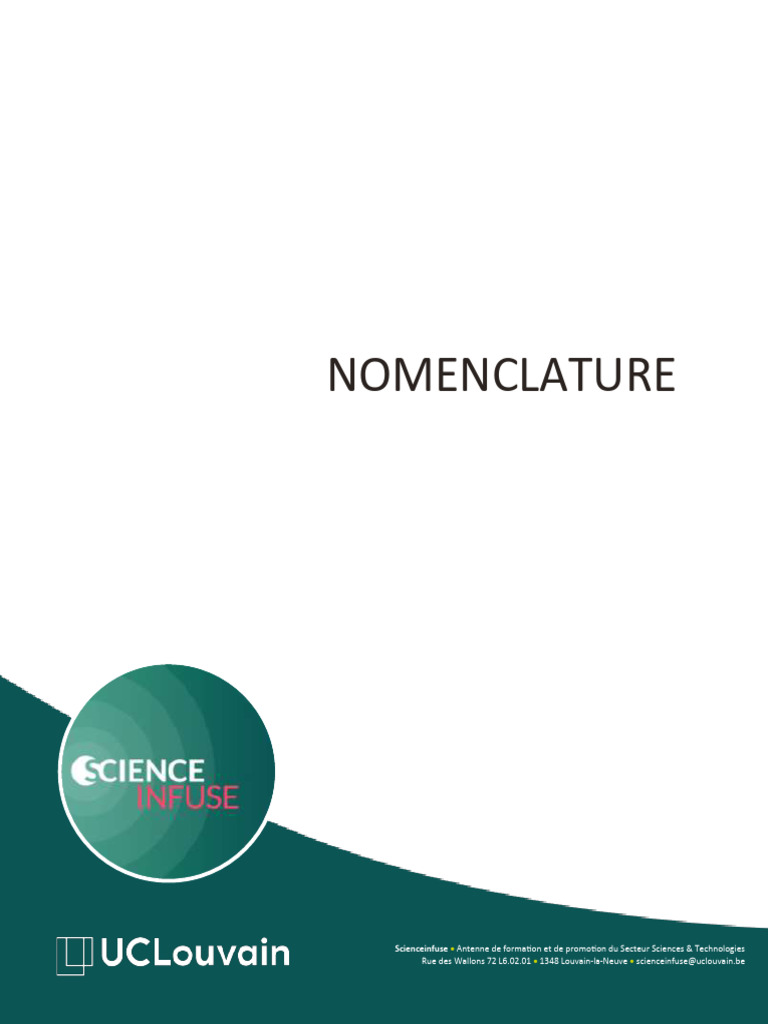 Nomenclature | PDF