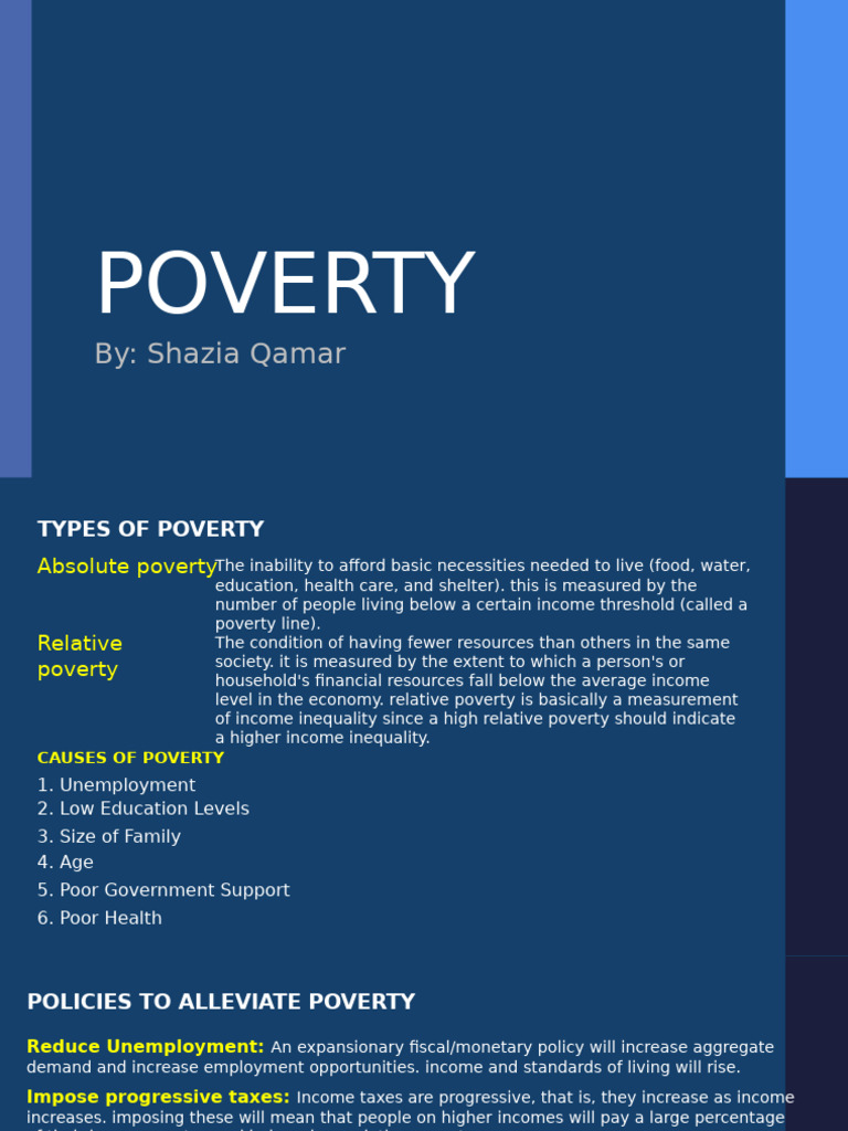 Poverty | PDF