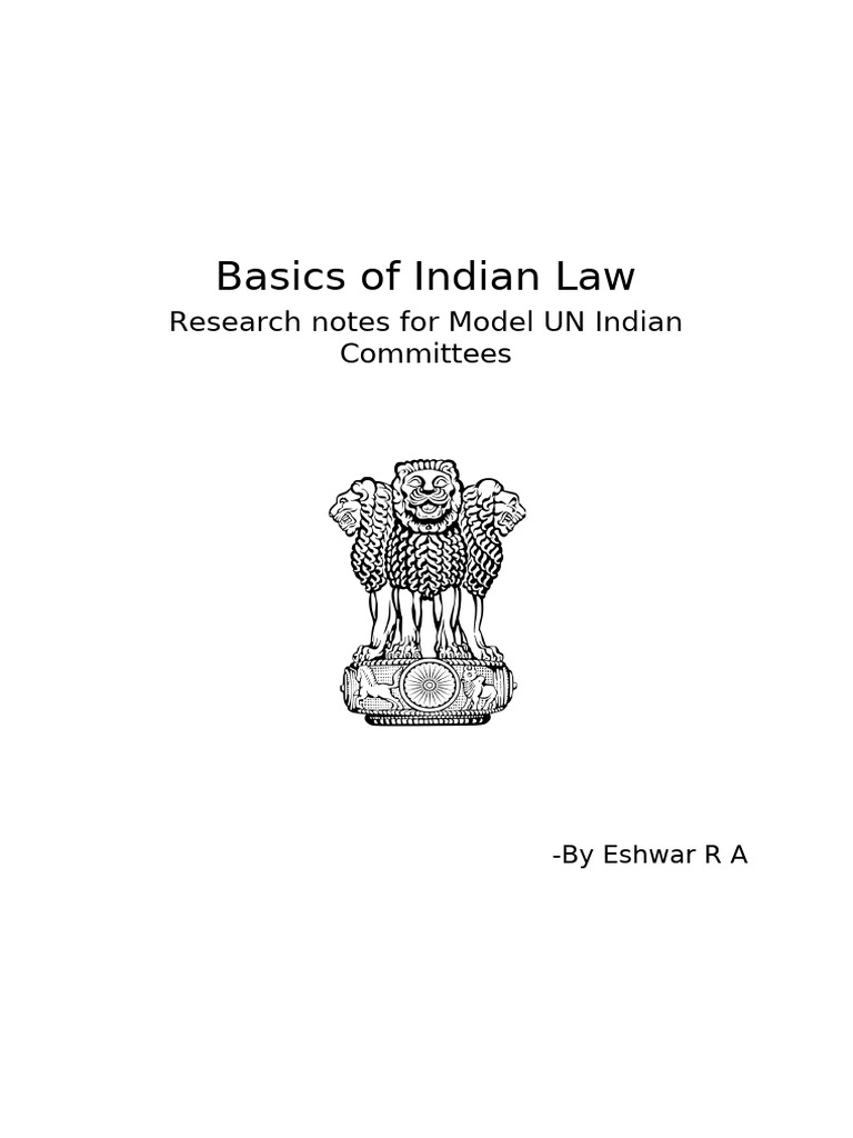 Basic Indian Law | PDF