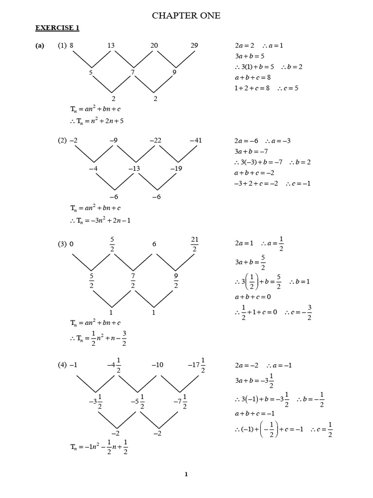 Chp1 Ex 1 + 2 Seq+Ser-1 | PDF