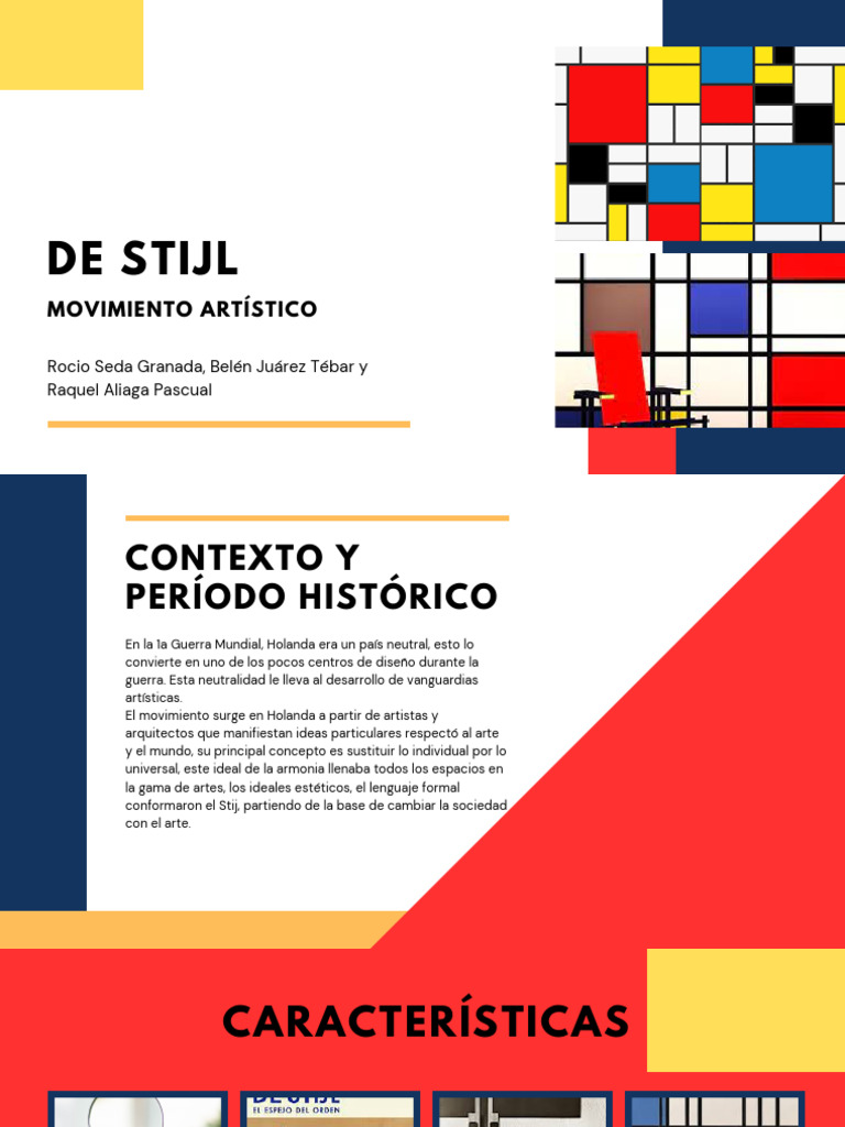 Presentación Estilo de Stijl | PDF