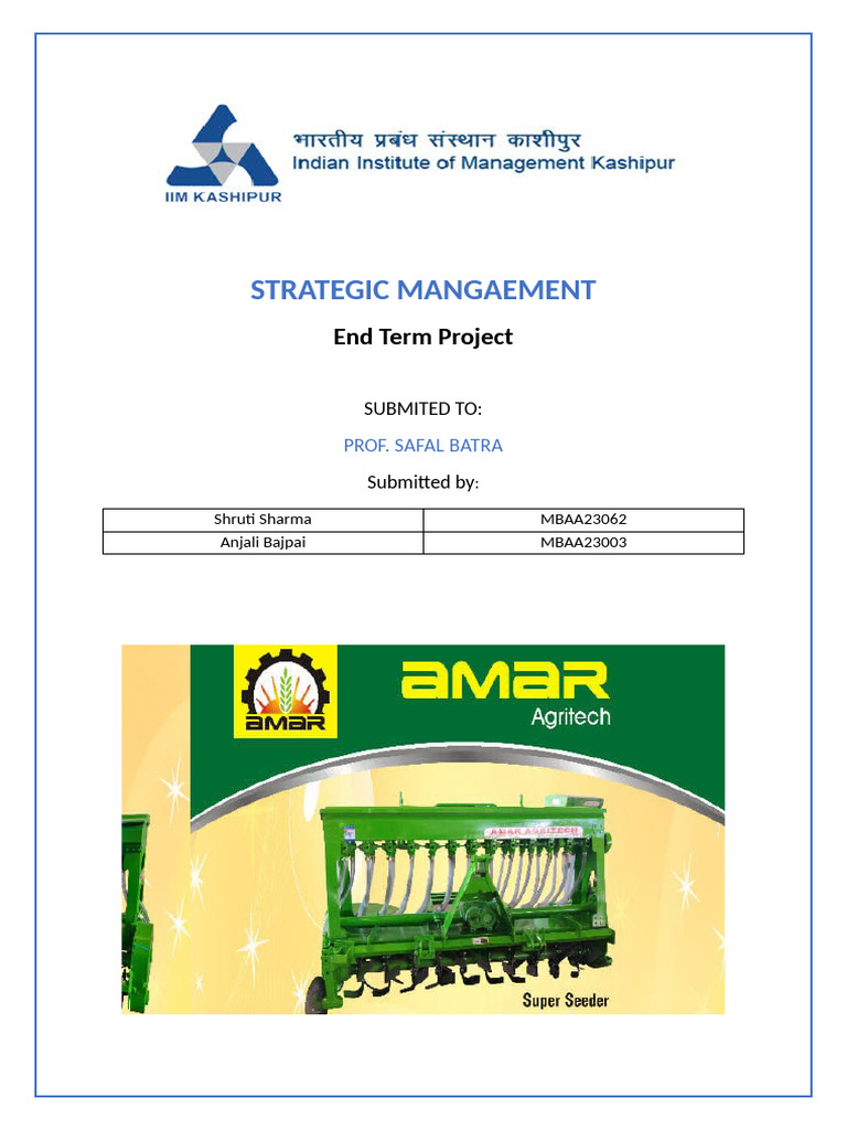 SM-Term 3 Project | PDF