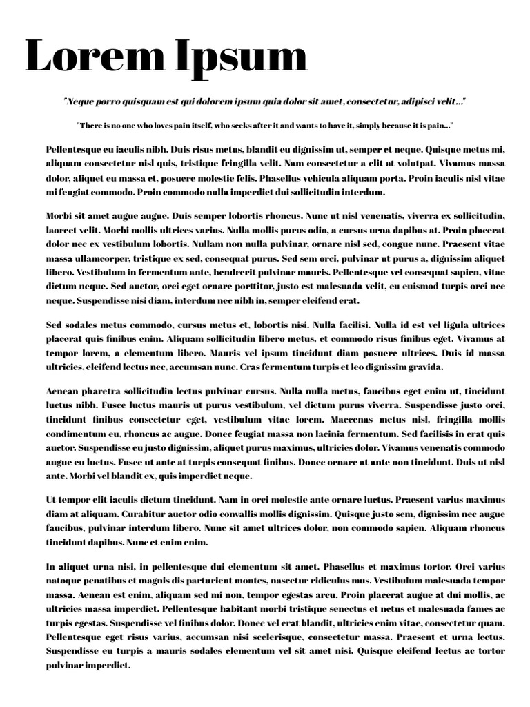 Lorem Ipsum: "Neque Porro Quisquam Est Qui Dolorem Ipsum Quia Dolor Sit Amet, Consectetur ...