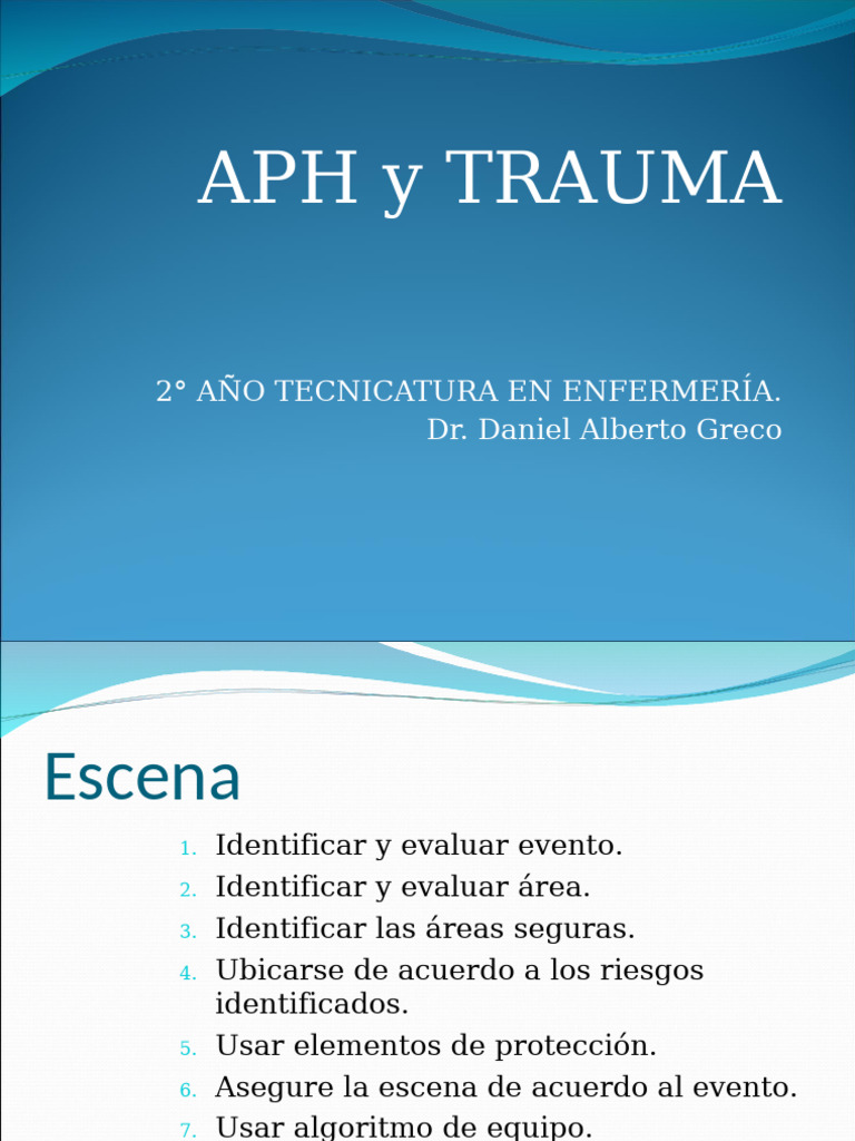 APH Y TRAUMA | PDF