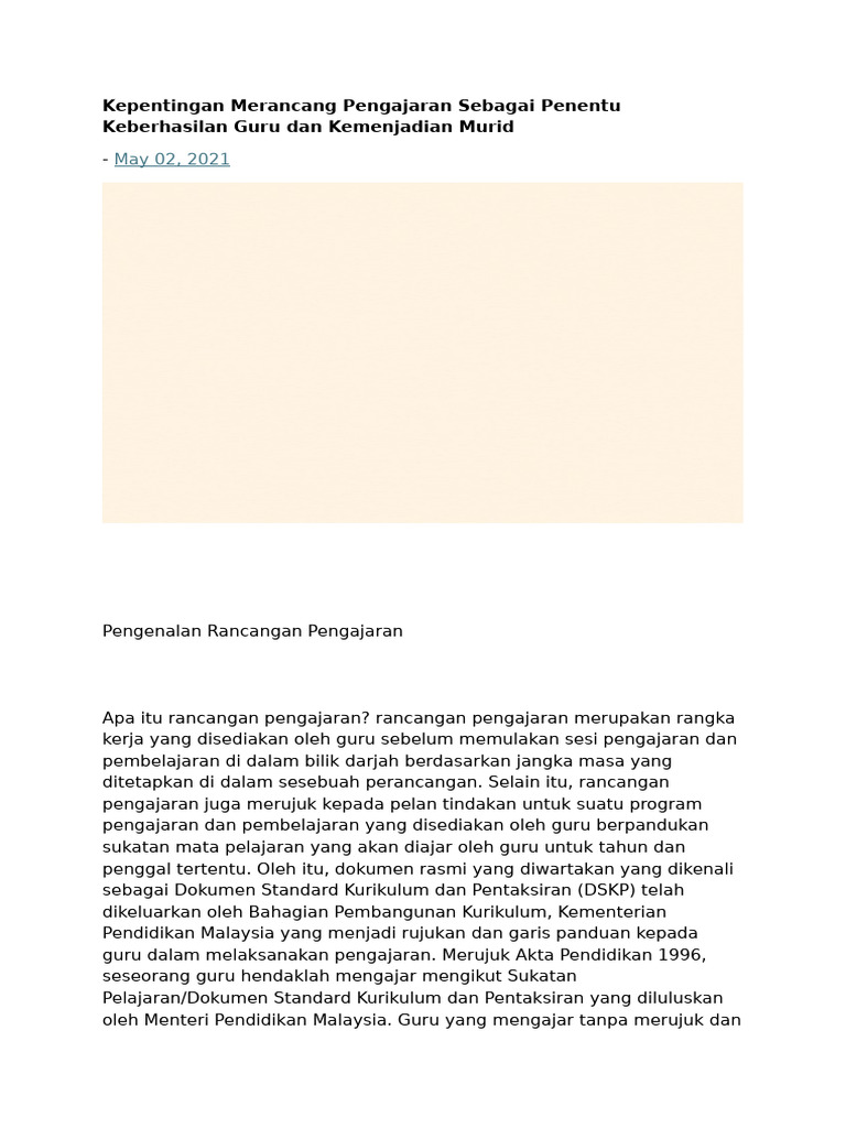 Rencana Pengajaran Efektif | PDF | Karier & Perkembangan | Bisnis