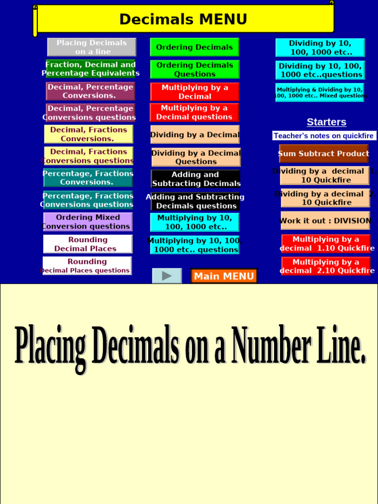 Decimals 1 | PDF