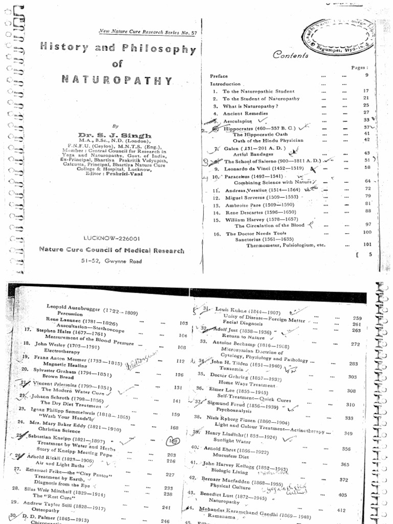 History and Philosophy of Nature Cure | PDF