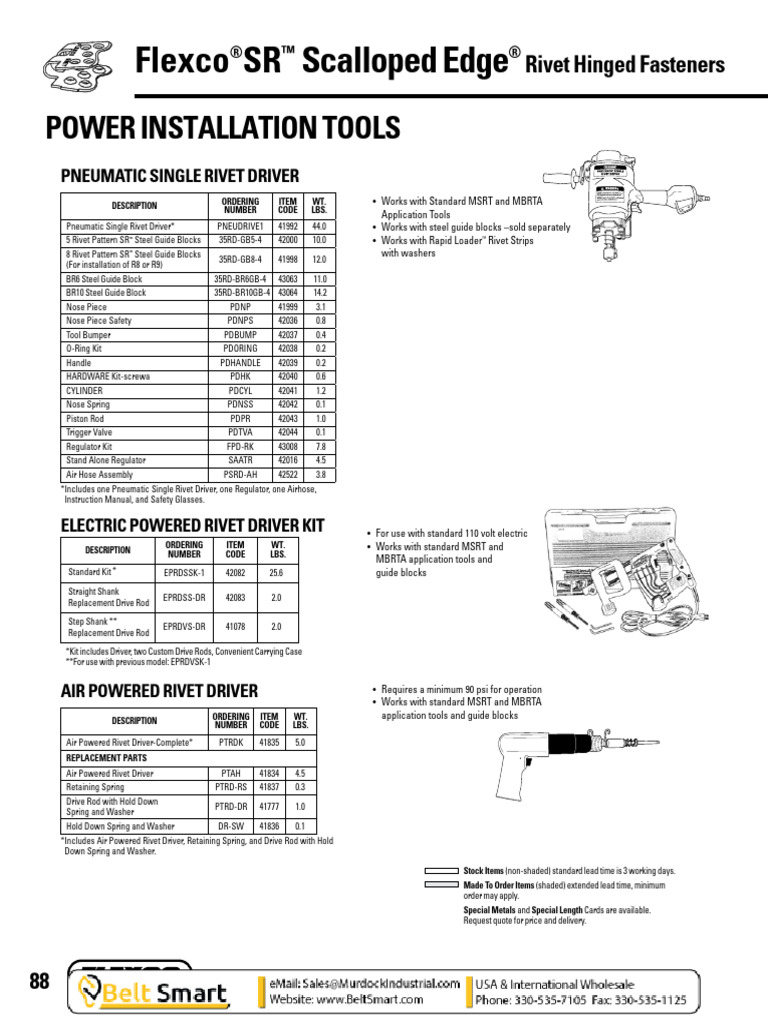 Flexco 190e | PDF