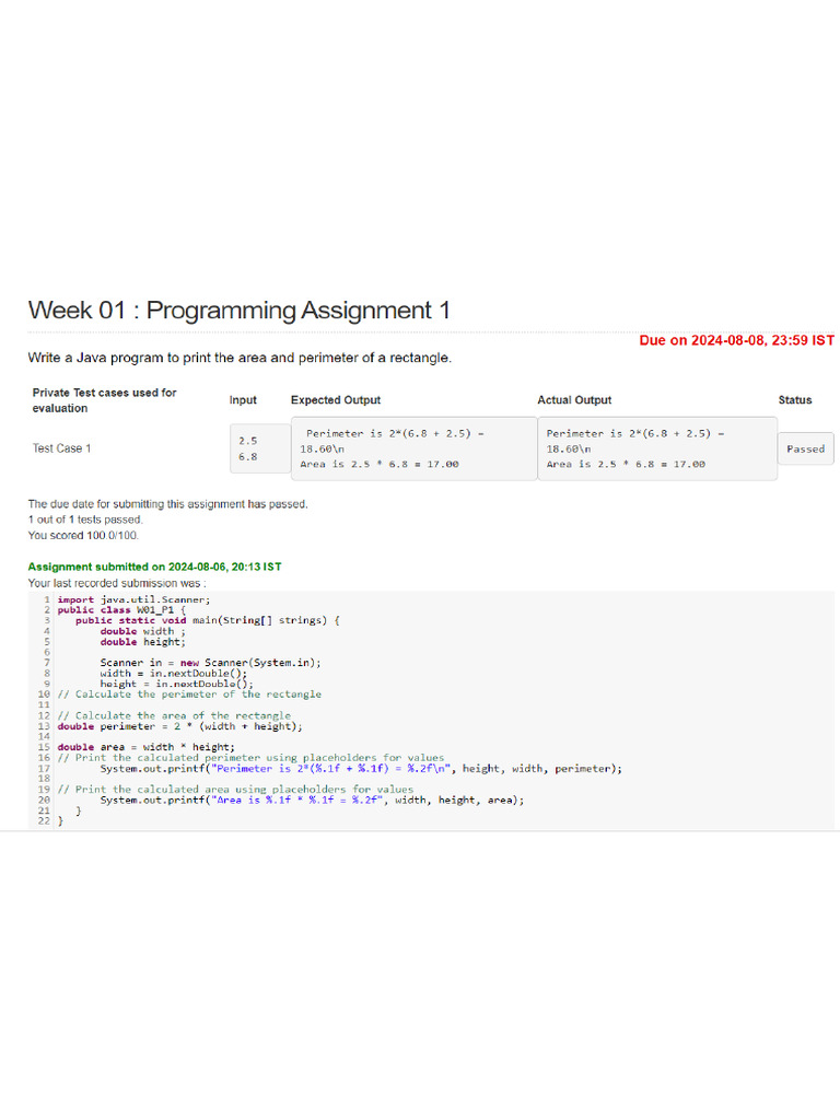 Week 1 Assignment 1 | PDF