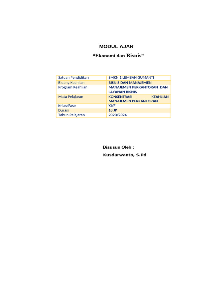 modul ajar pak kus smt genap (3) | PDF