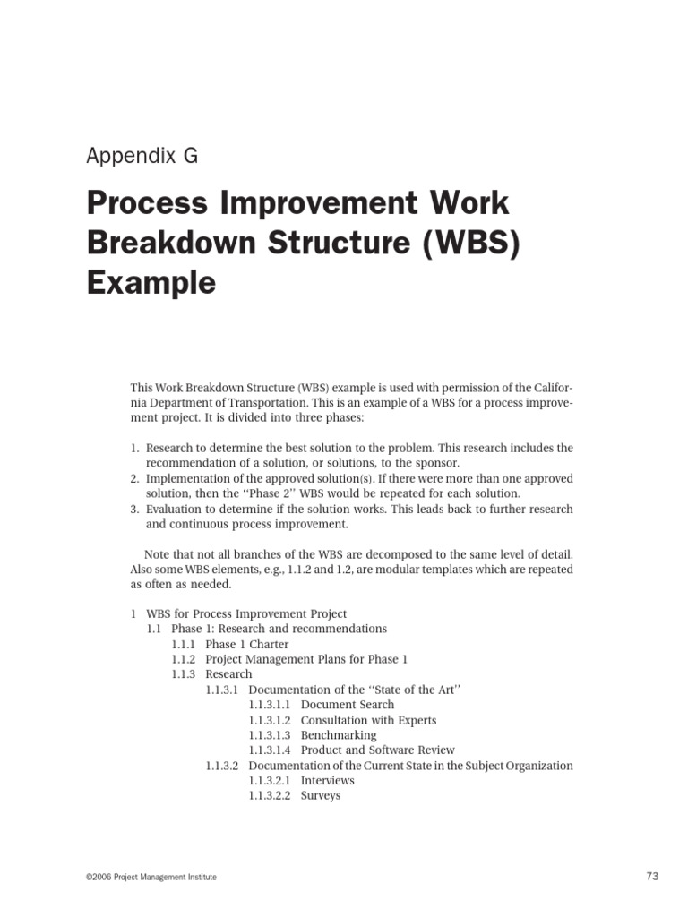 Appendix G - ProcessImprovement | PDF | Computing
