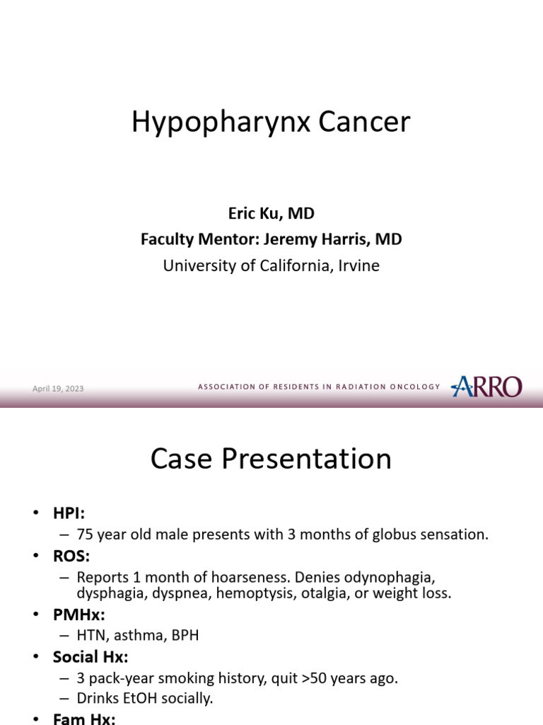 ARROcase Hypopharynx | PDF