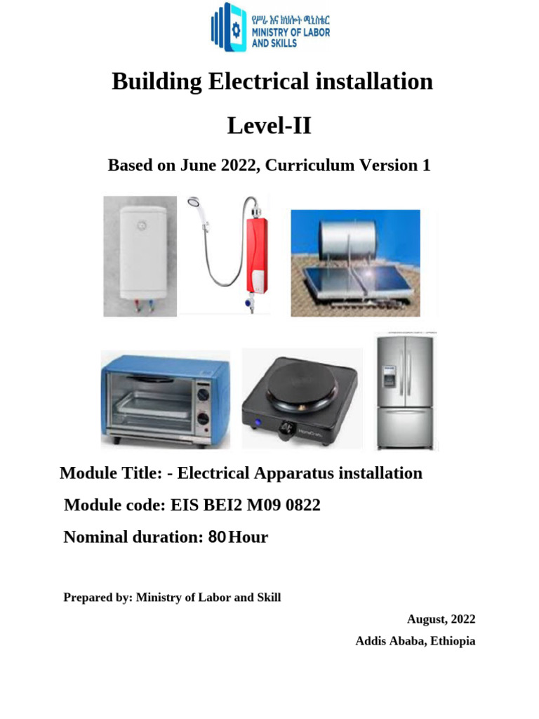 M09 Apparatus Instalation | PDF